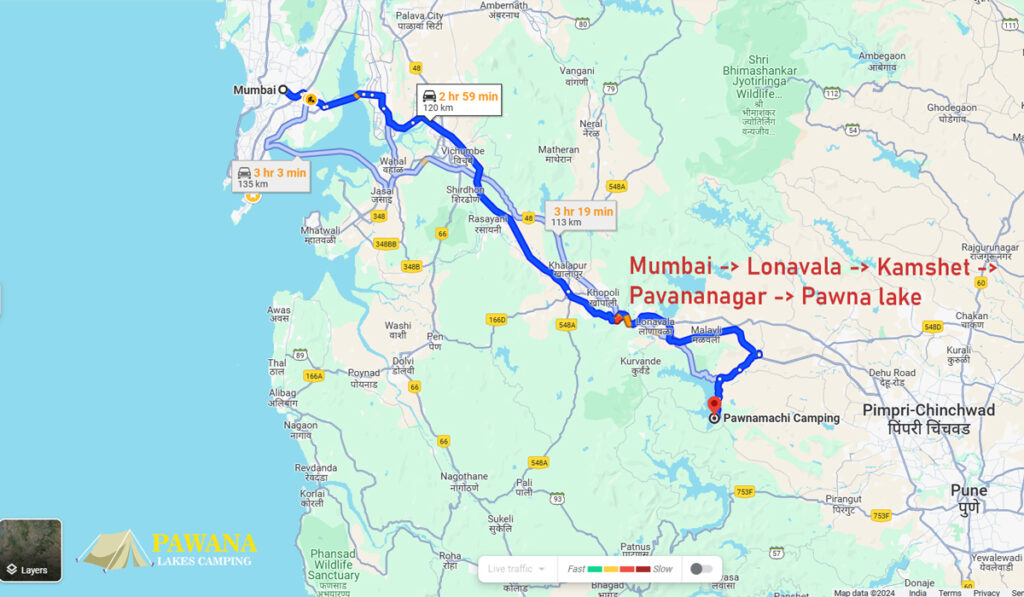 How-to-reach-pawana-lakes-camping - Pawana Lake camping